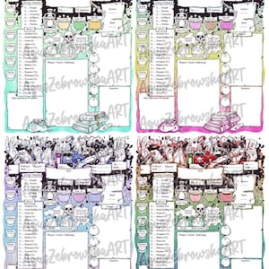 D&D Character Sheets - Rogue Class | Printable Dnd 5e Character Sheets ...