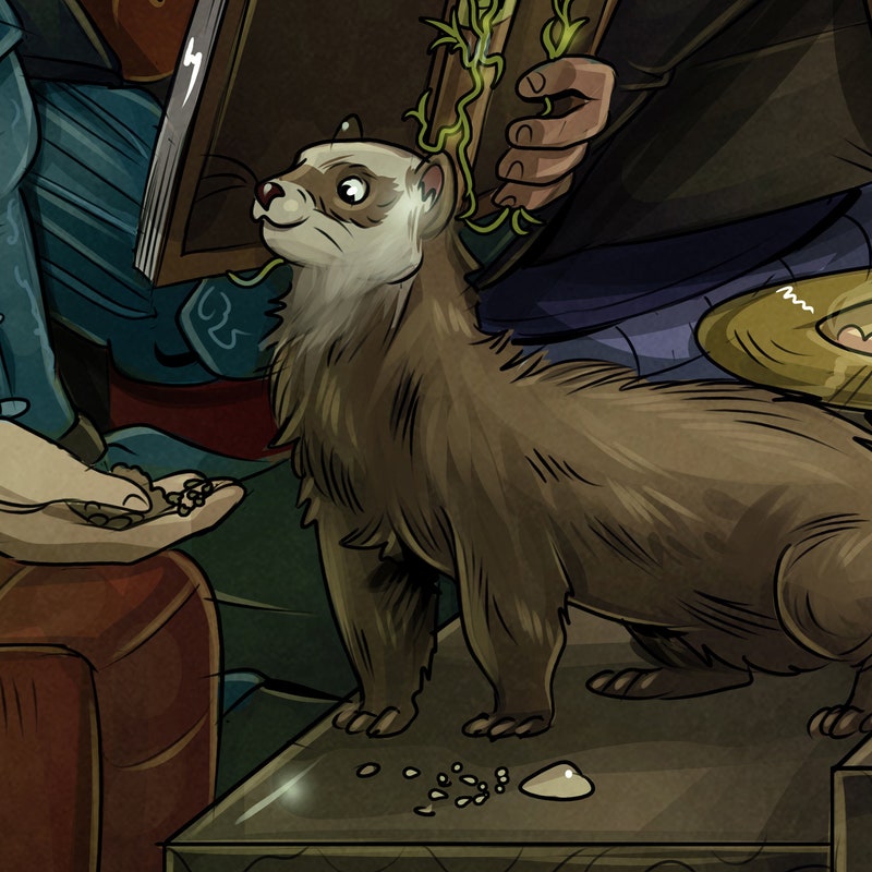 Dnd the Companion Art - Etsy