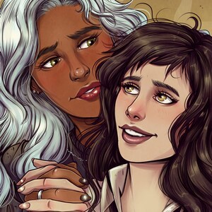 Fantasy Couple Portrait Dnd Couple Portrait Commission Custom Digital ...