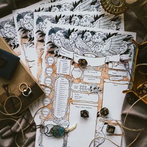 D&D 5e Character Sheets | Printable Dnd 5e Character Sheets Ravens ...