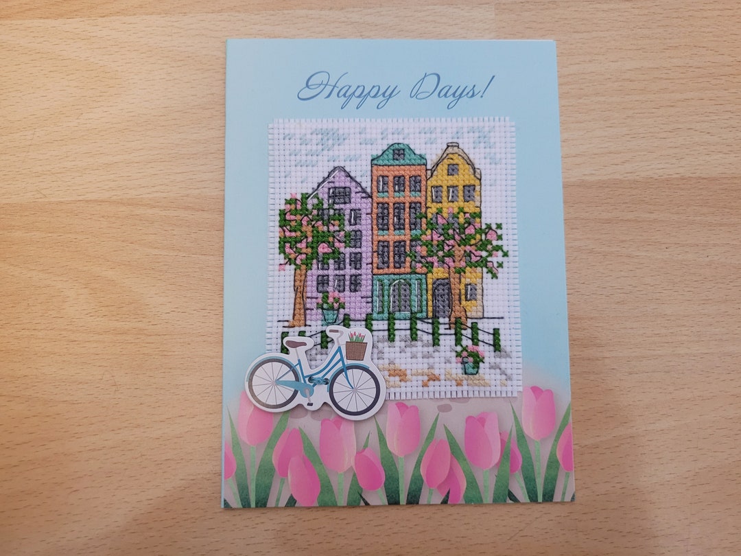 Amsterdam Bike Happy Days Card - Etsy