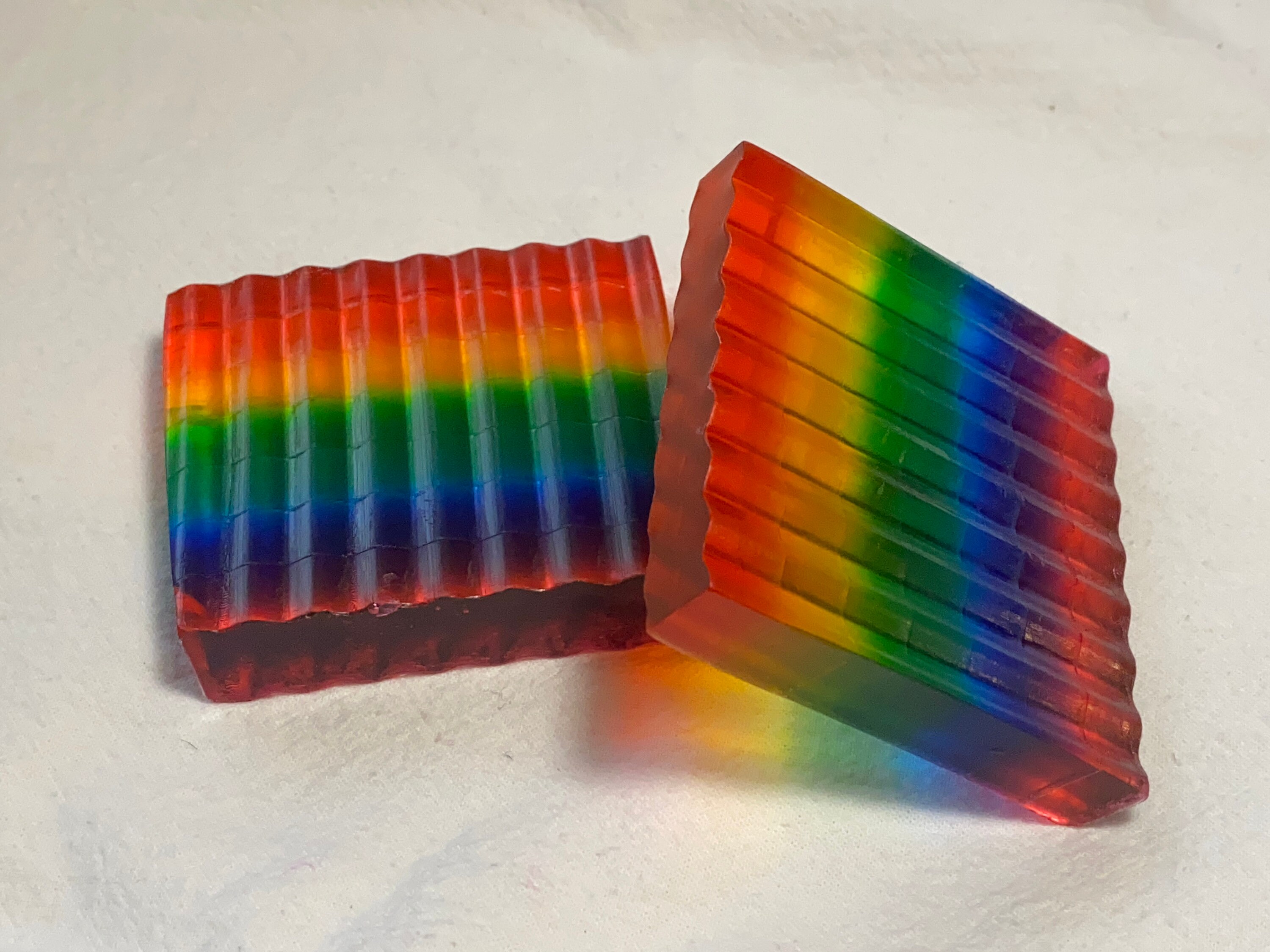 Rainbow/pride Soap Pair - Etsy