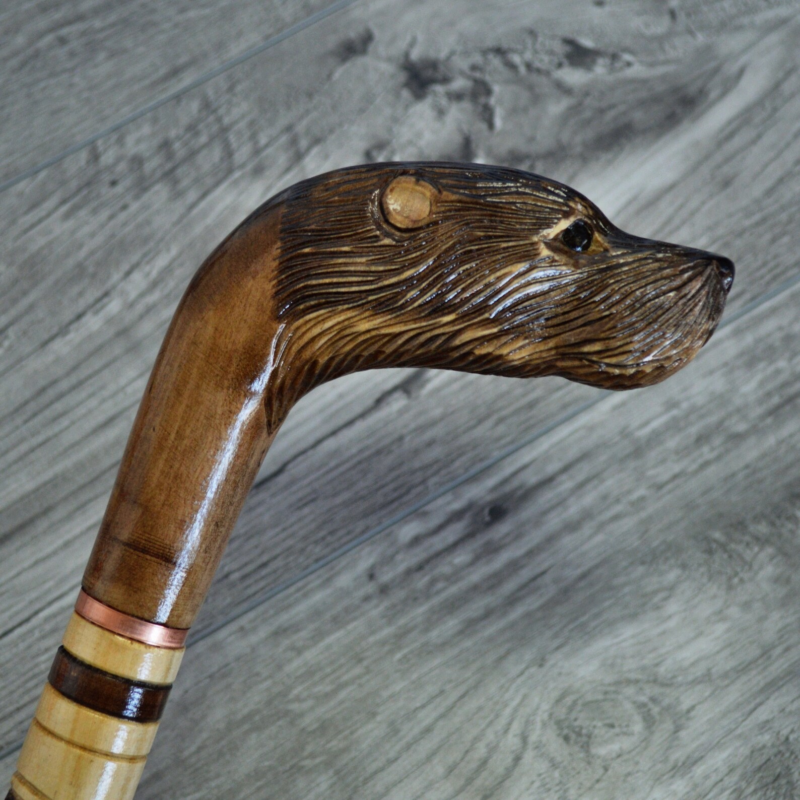 Walking Stick Cane Wooden Carving Handmade Cane Hiking Stick - Etsy