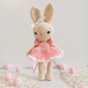 Crochet Bunny Lola Pattern Bunny in Dress Amigurumi Pattern Pdf Best ...