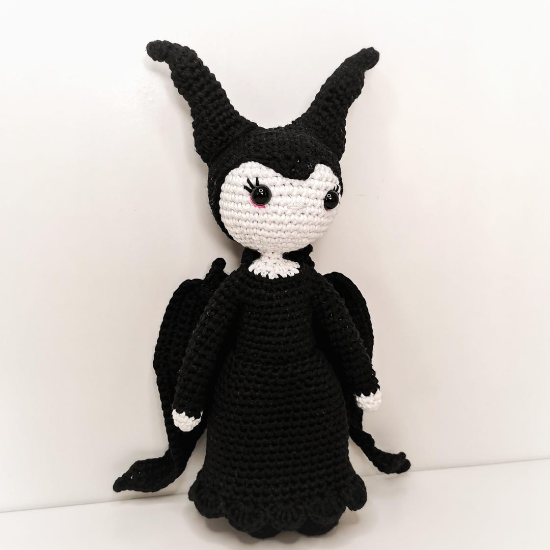 Crochet Maleficent Doll Pattern – Halloween Amigurumi (PDF Pattern) - Etsy