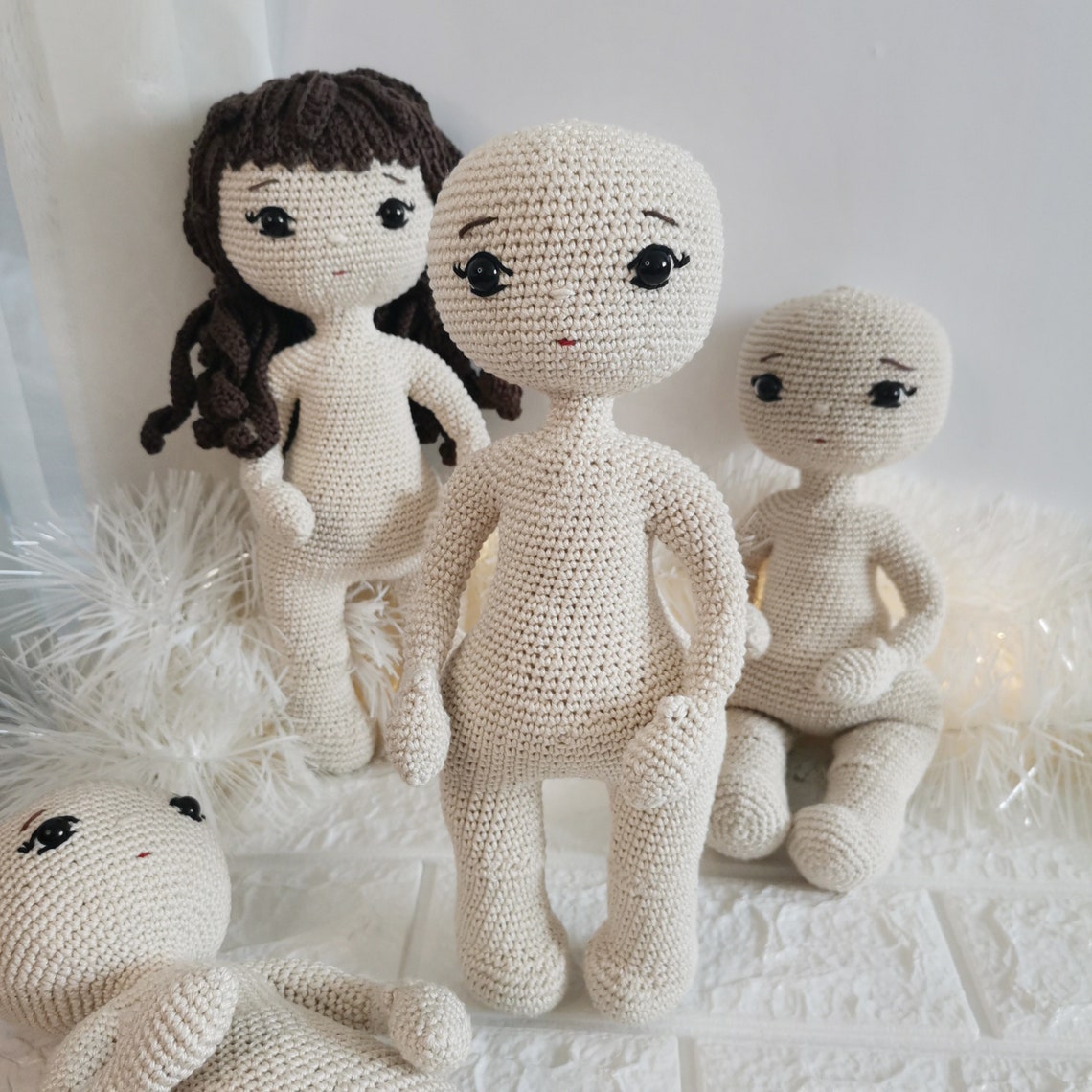 Crochet Doll Base Pattern Amigurumi Doll Body Pattern Basic - Etsy