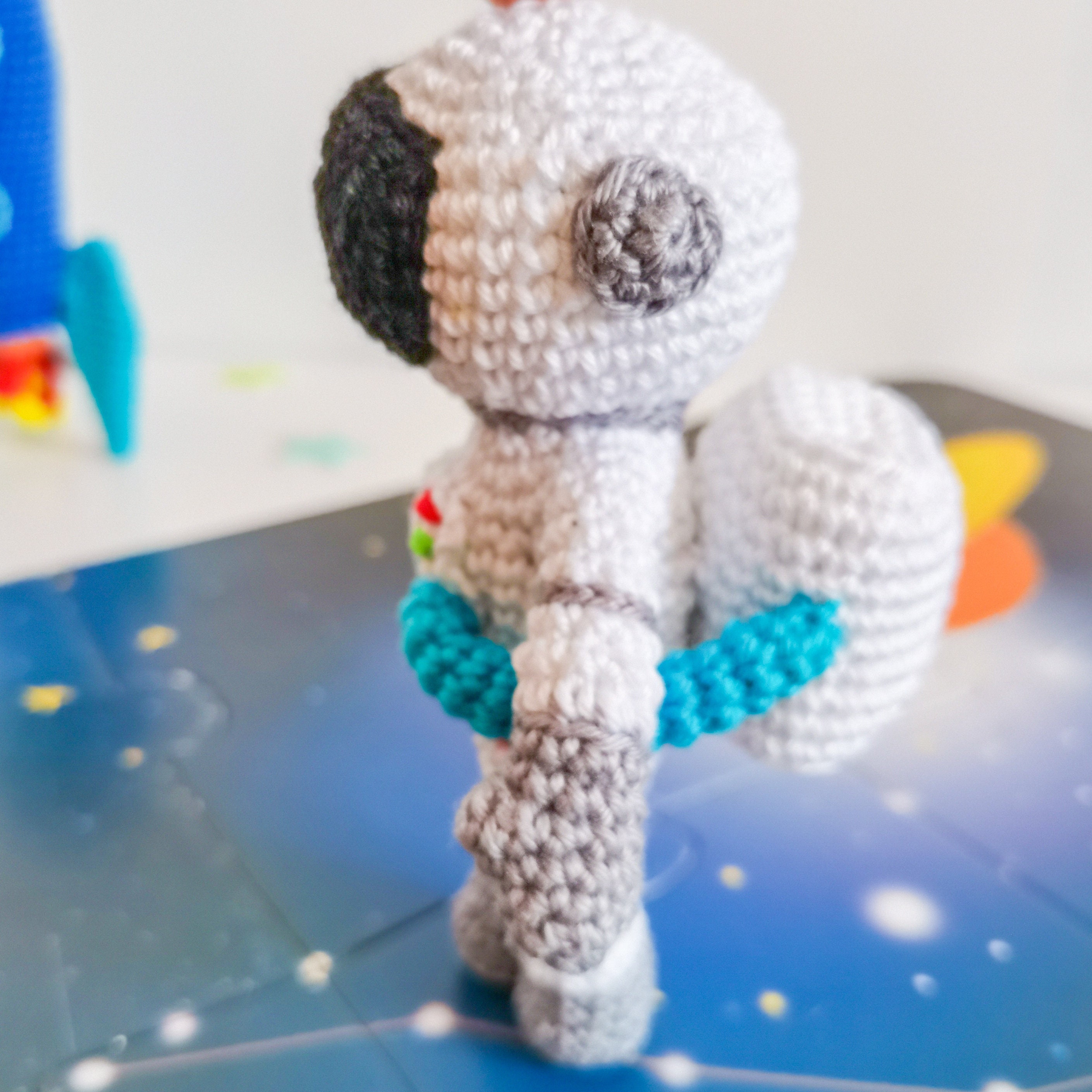 Crochet astronaut and rocket pattern Amigurumi space Pdf | Etsy