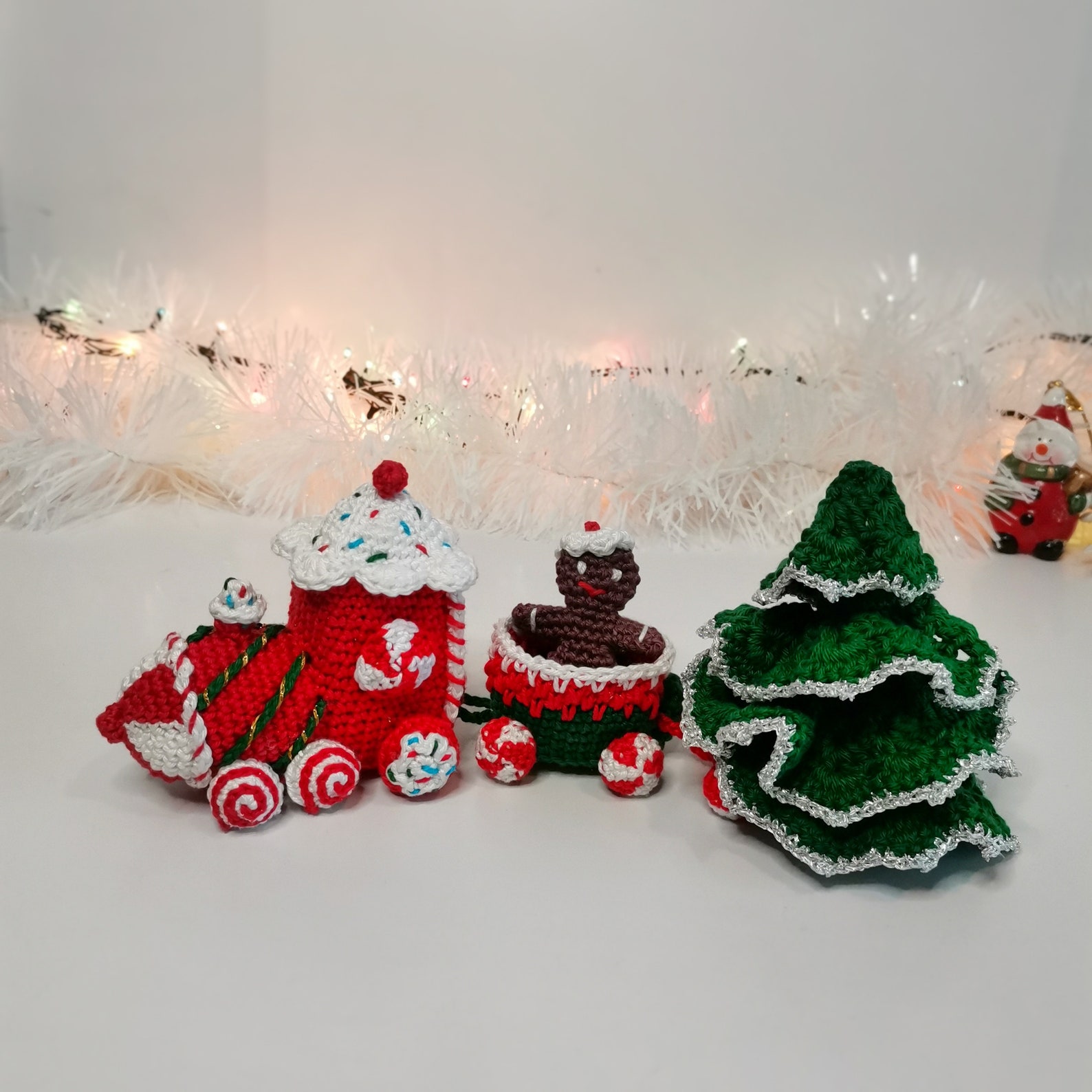 Crochet Christmas Train Pattern: Amigurumi Ornament (PDF Download) - Etsy