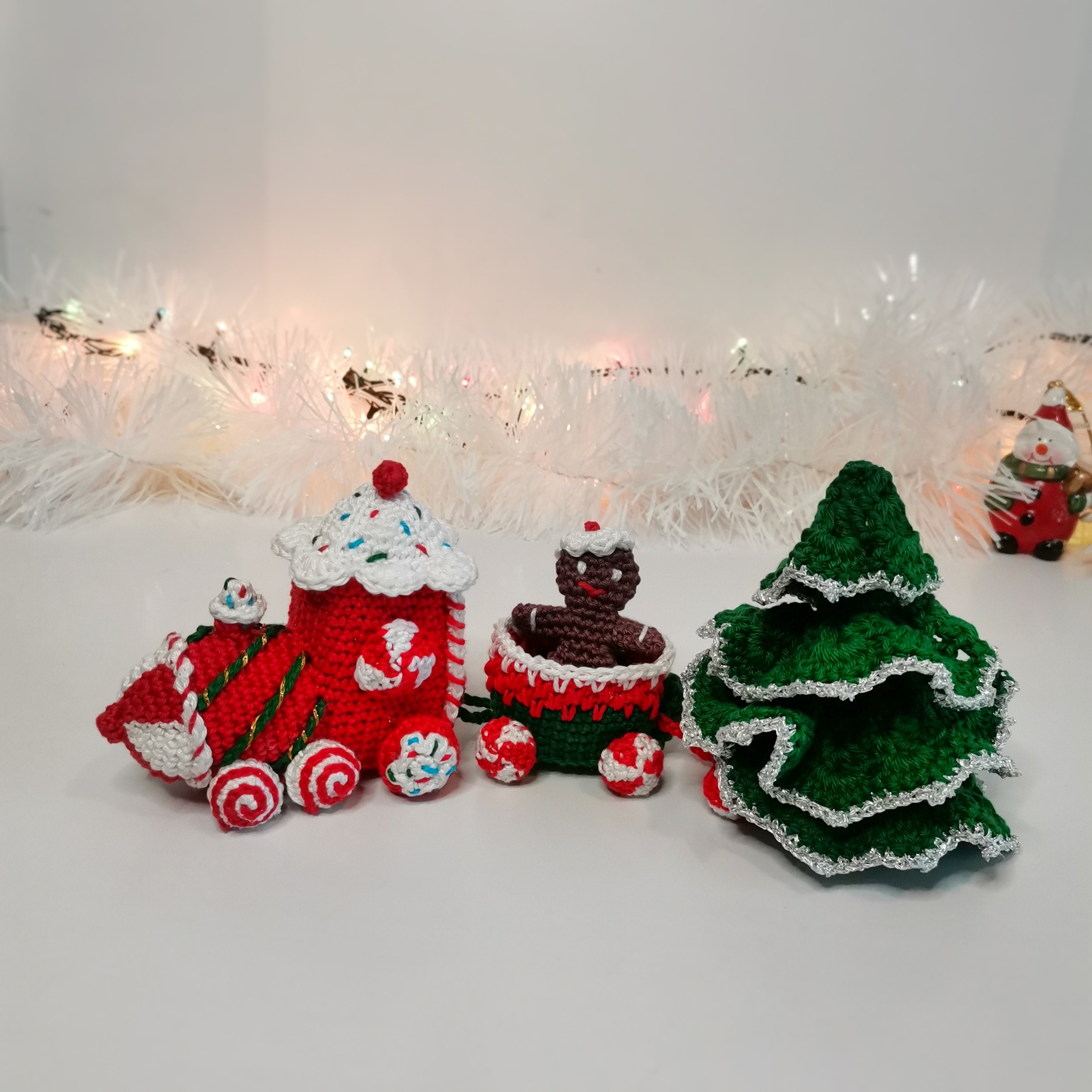 Crochet Christmas Train Pattern: Amigurumi Ornament (PDF Download) - Etsy