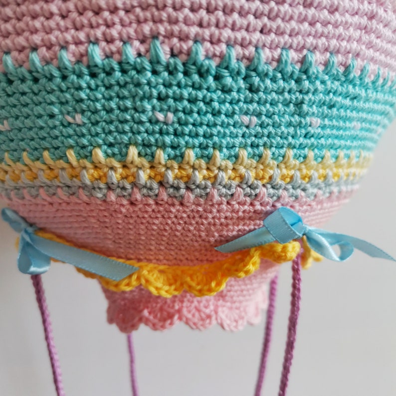 Hot Air Balloon Crochet Pattern Amigurumi Toy Kids Room Decor - Etsy