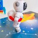 Crochet Astronaut and Rocket Pattern Amigurumi Space Pdf Astronomy Fans ...