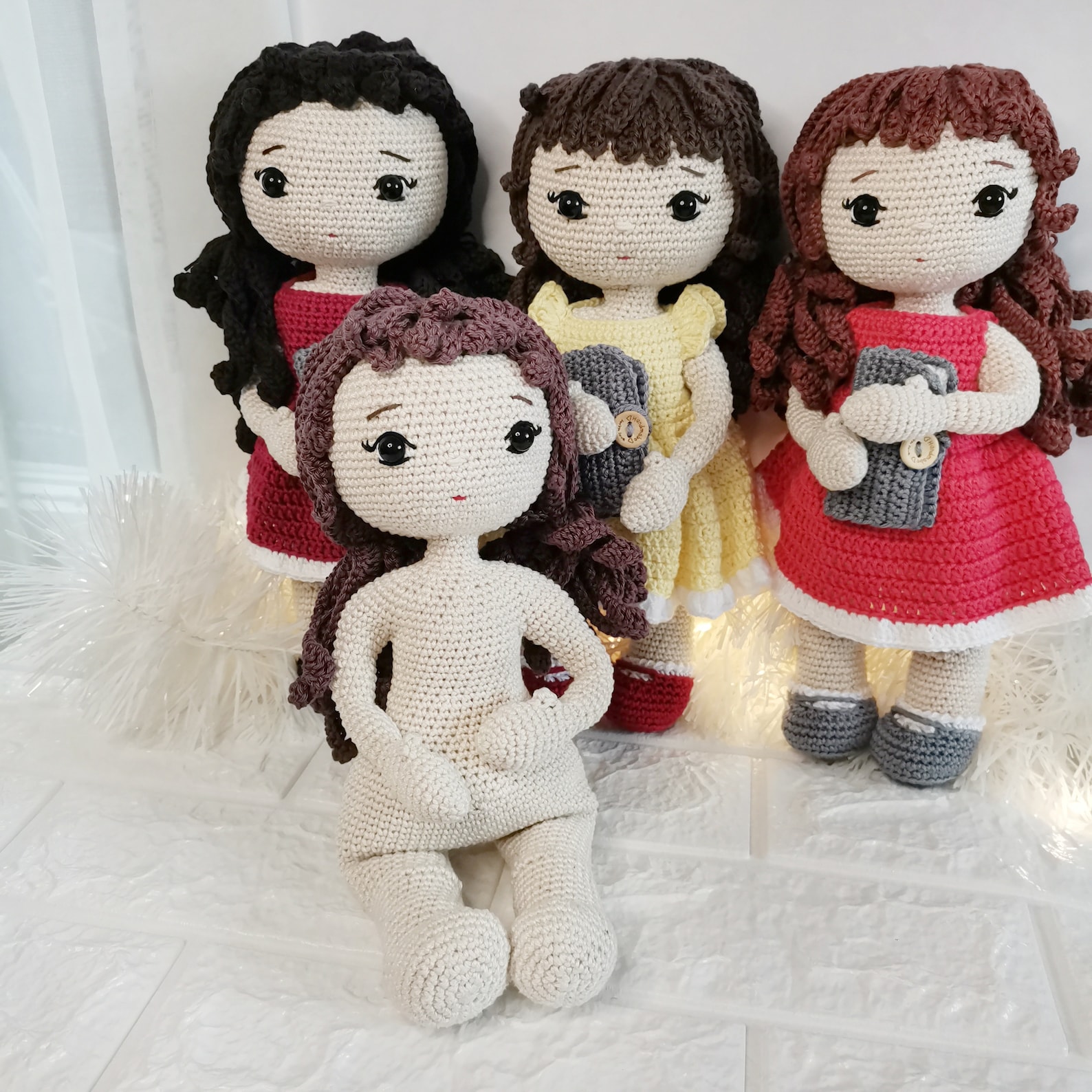 Crochet Doll Base Pattern Amigurumi Doll Body Pattern Basic - Etsy