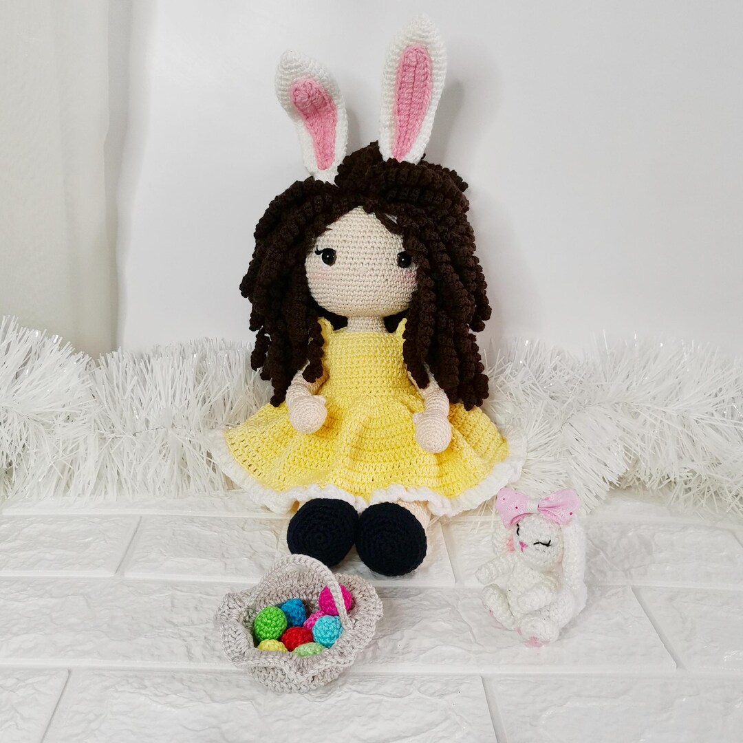 Easter Doll Crochet Pattern - Amigurumi Easter Doll - Etsy