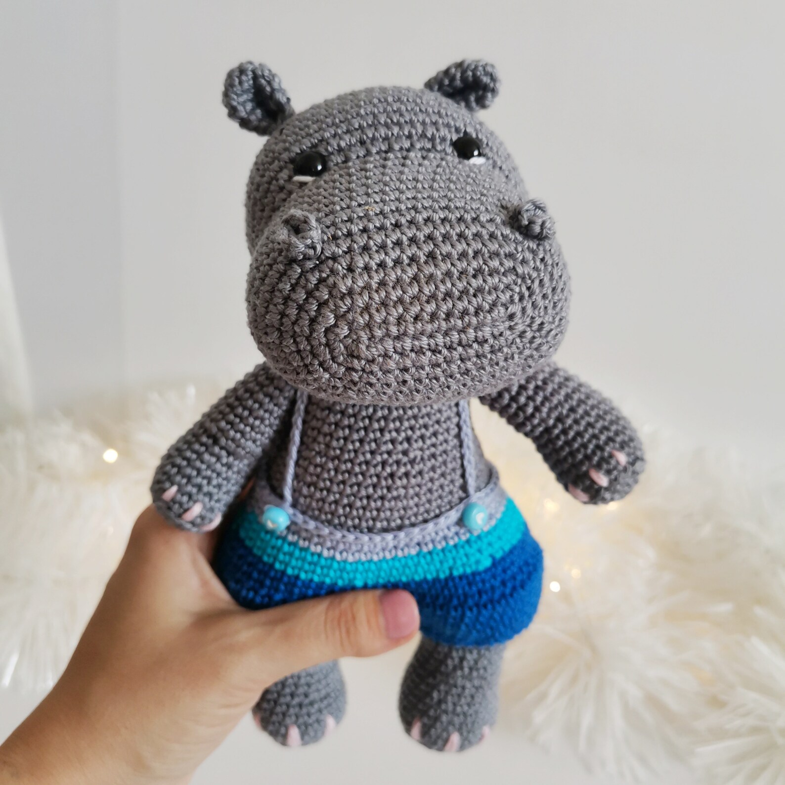 Crochet Hippo Pattern Amigurumi Toy for Girl and Boy Hippo - Etsy