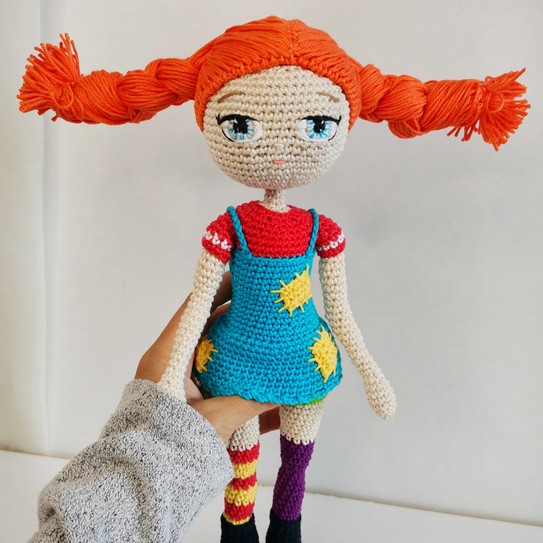 Red Hair Crochet Doll Pattern – Amigurumi (PDF Pattern) - Etsy