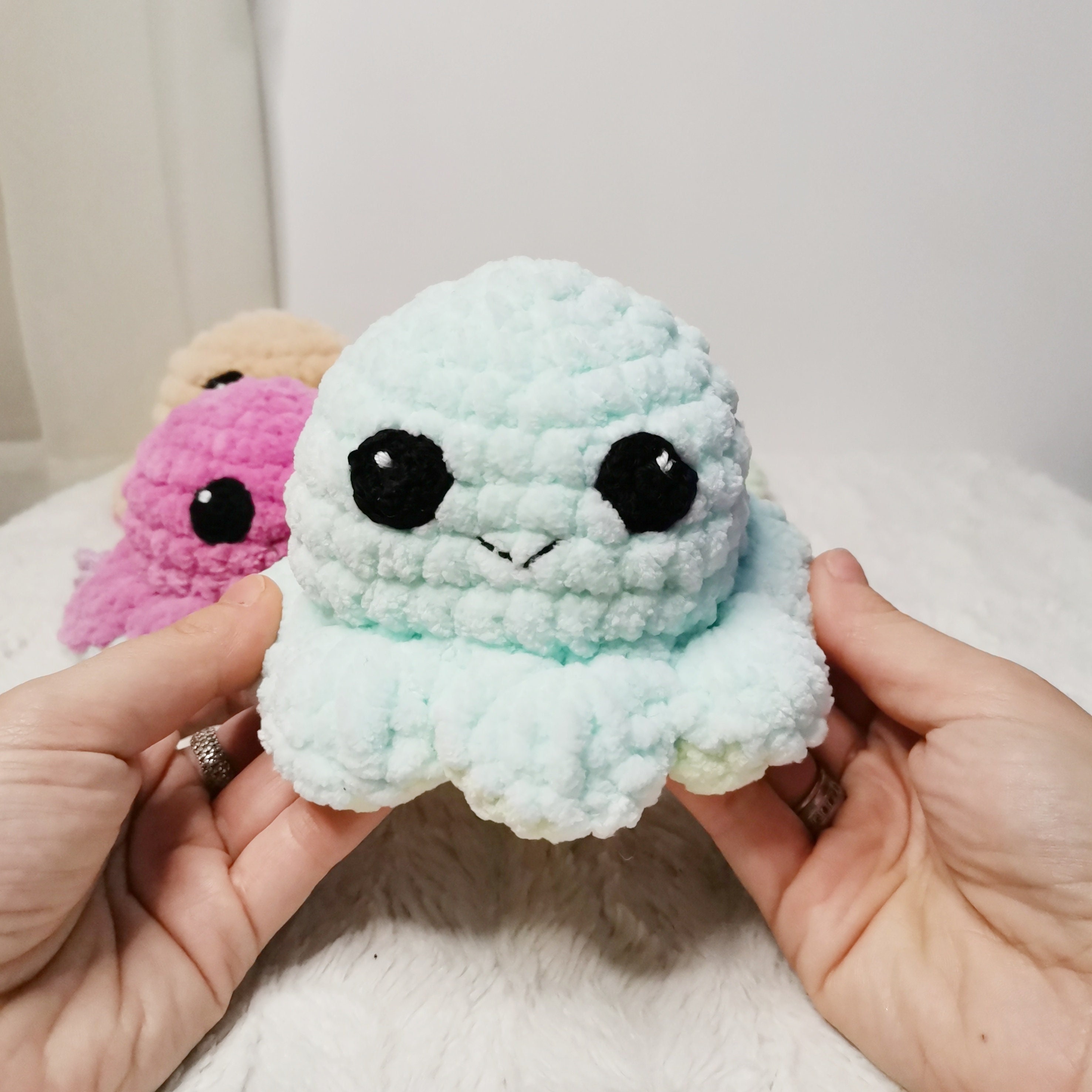 Crochet Reversible Octopus Pattern Moody Octopus Double Sided - Etsy