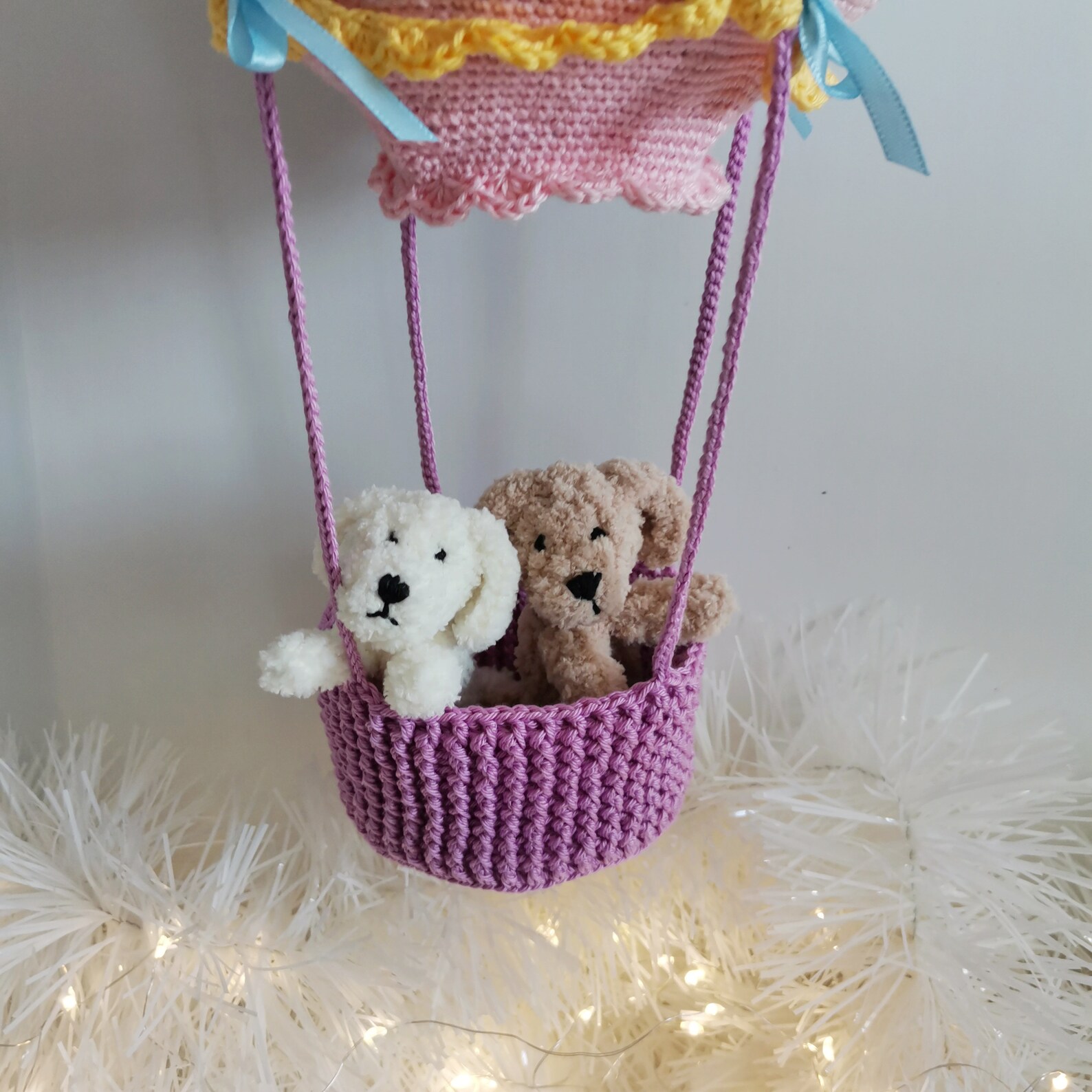 Hot Air Balloon Crochet Pattern Amigurumi Toy Kids Room Decor - Etsy