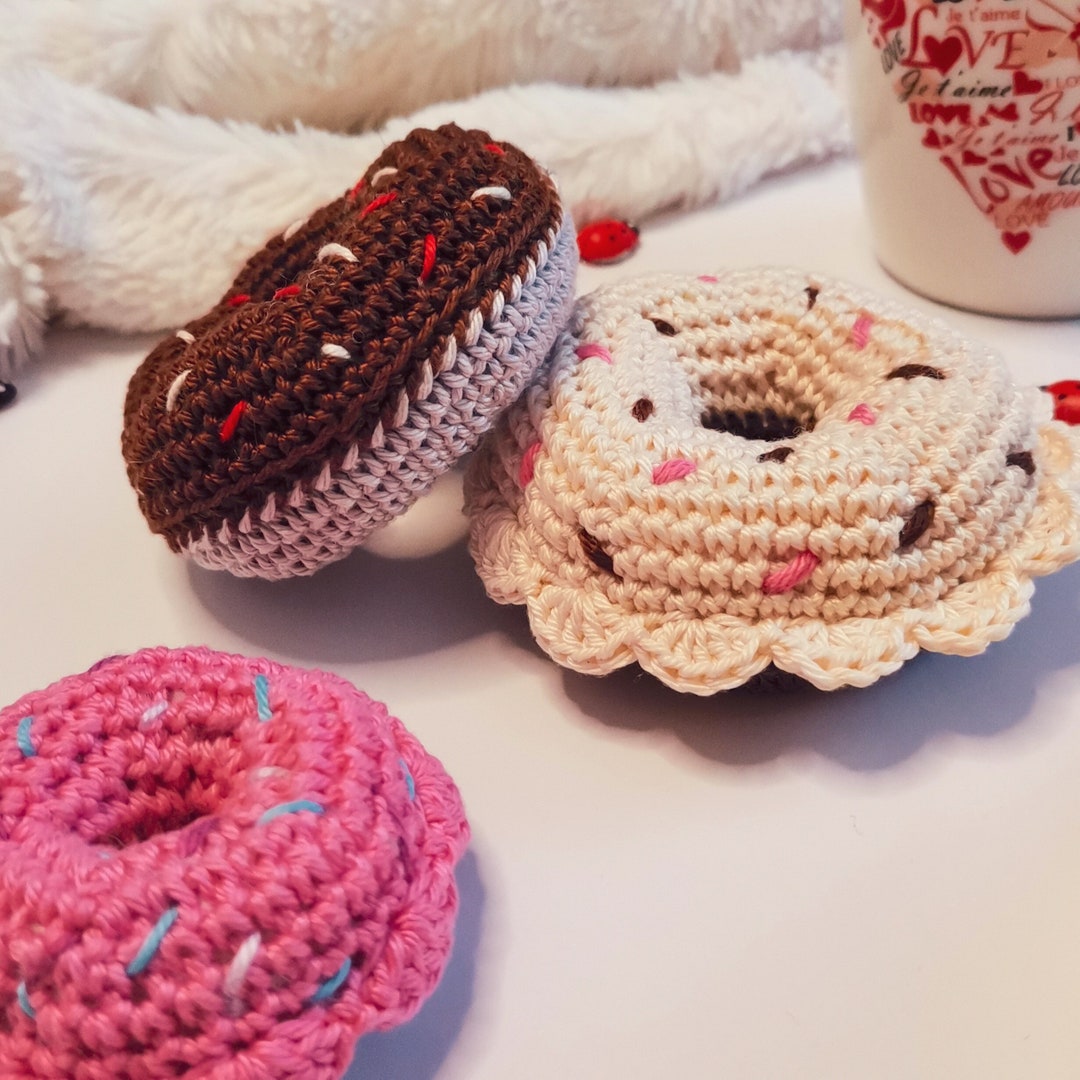 Crochet Donut Pattern, Amigurumi Donuts With Sprinkles (PDF Digital) - Etsy