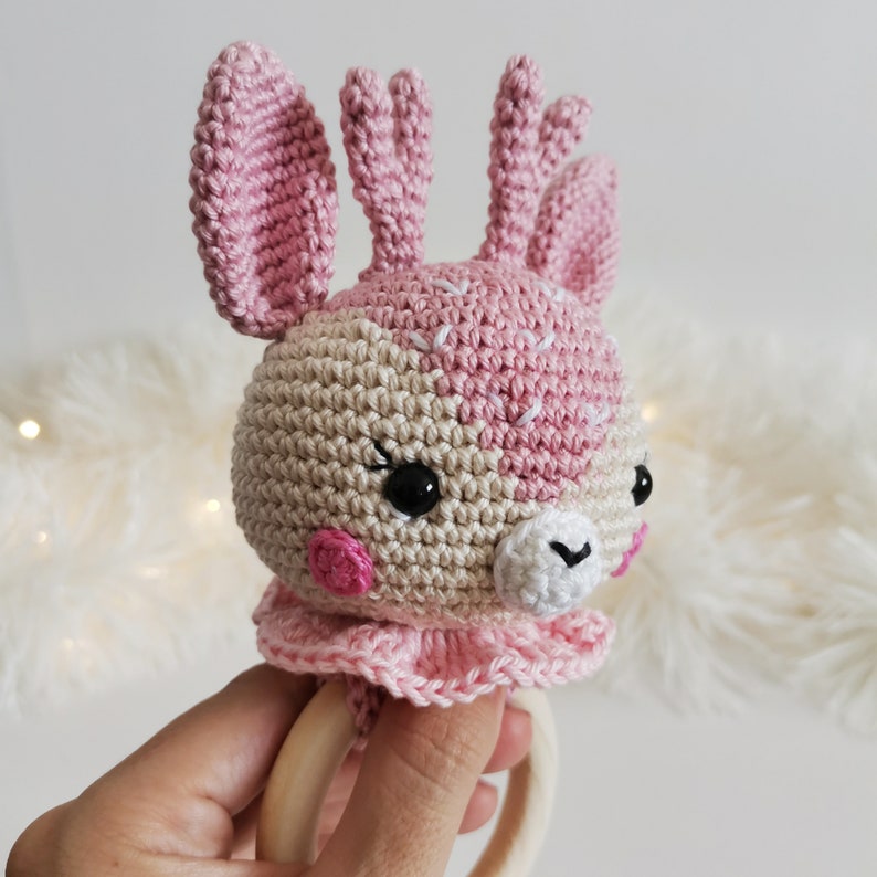 Reindeer Rattle Pattern Crochet Baby Rattle Amigurumi Toy PDF - Etsy