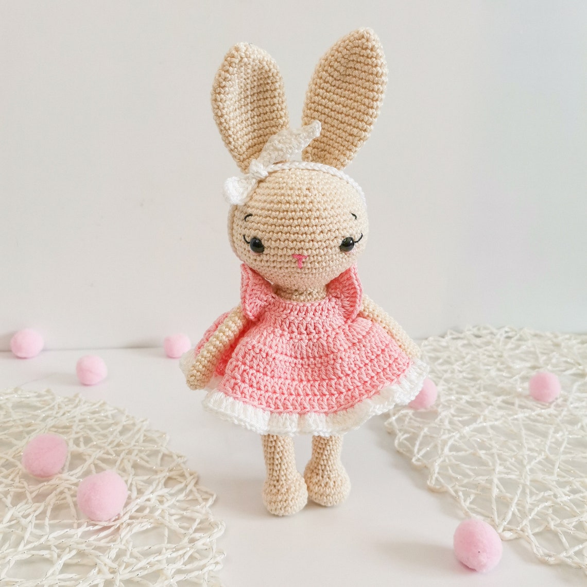 Crochet Bunny Lola Pattern Bunny in Dress Amigurumi Pattern - Etsy