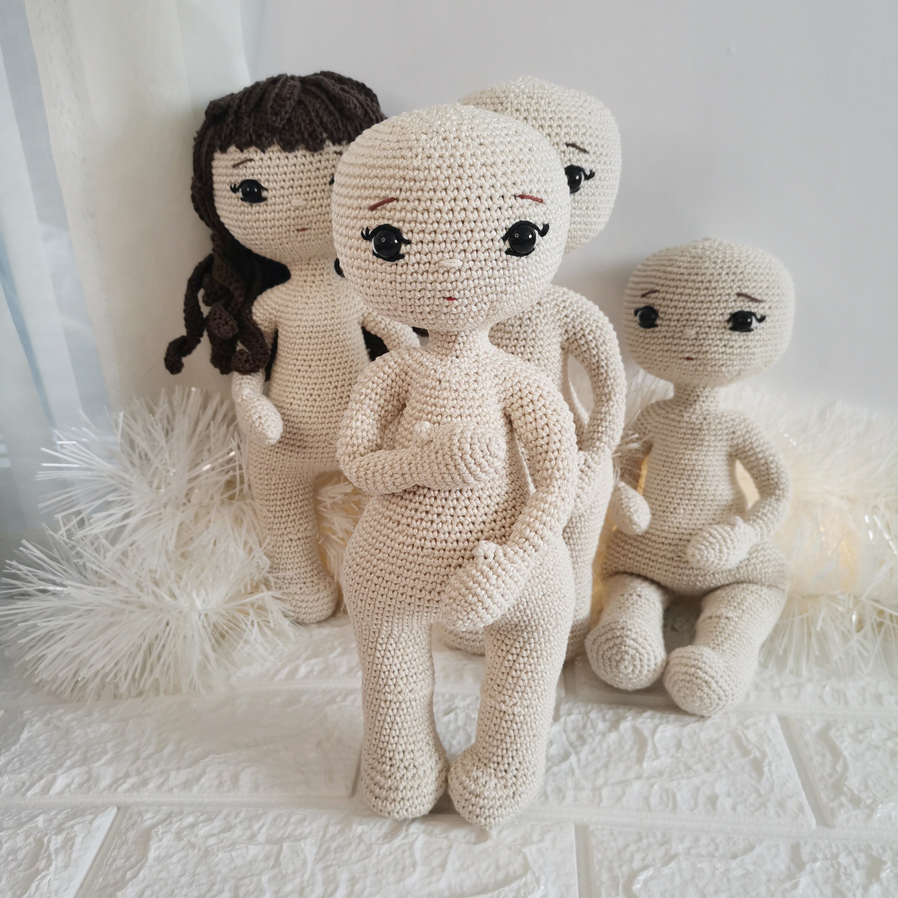 Crochet Doll Base Pattern Amigurumi Doll Body Pattern Basic - Etsy