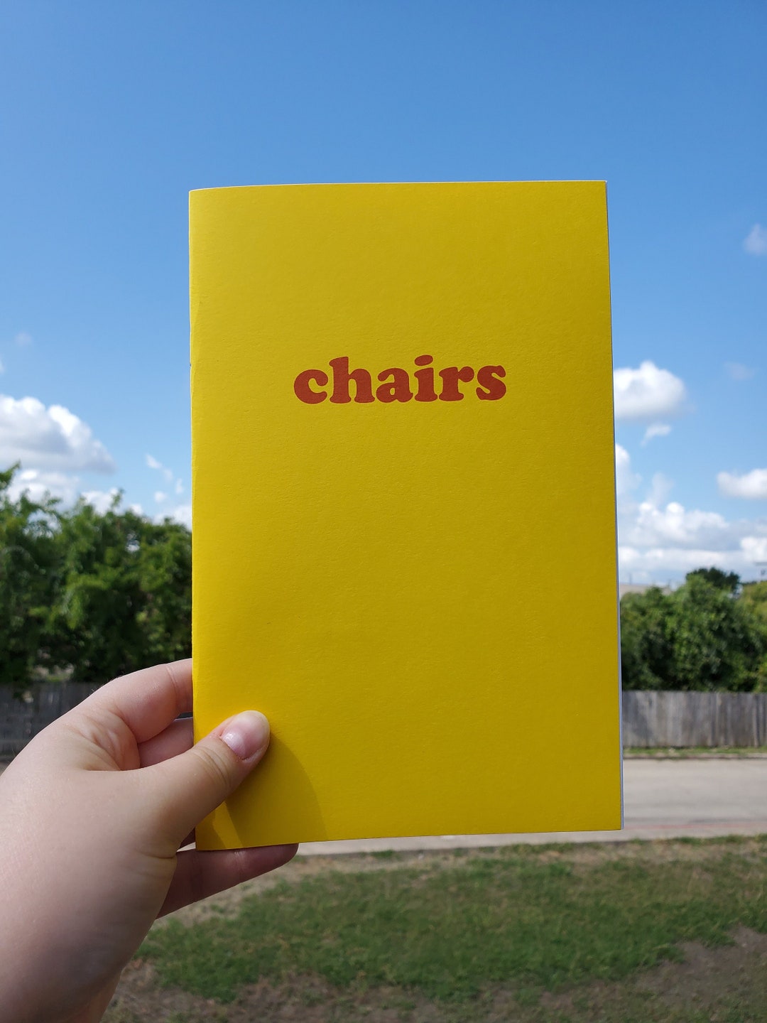 Chairs / Stapled Photo Zine / 5.5x8.5 - Etsy