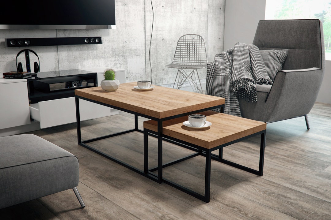 Set of DOS Loft Tables, a Set of Coffee Tables, Industrial Coffee ...