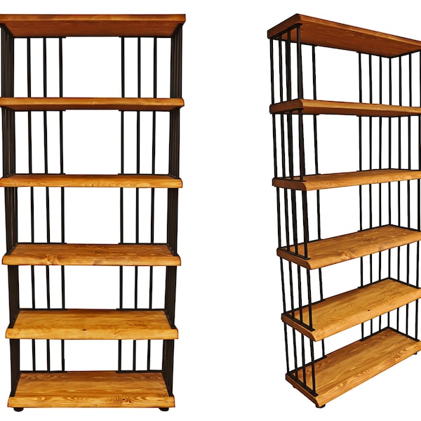 Rustic Bookcase - Etsy