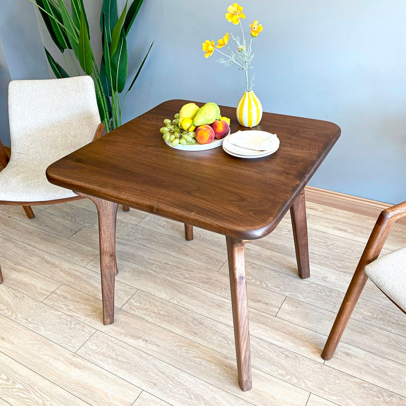 Walnut Dining Table - Etsy