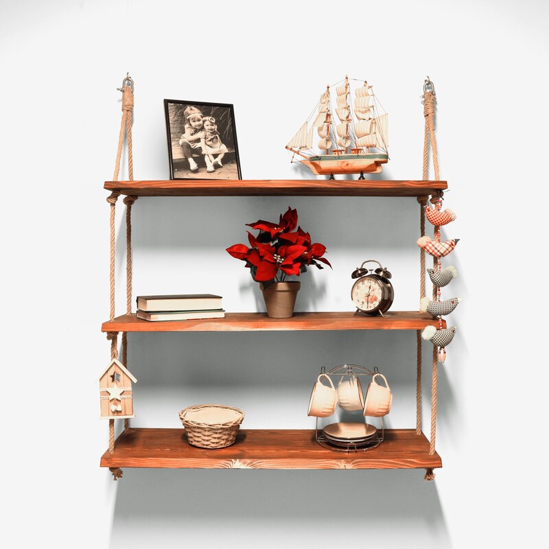 Rope Shelves - Etsy