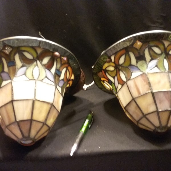 Stained Glass Light Fixture - Etsy