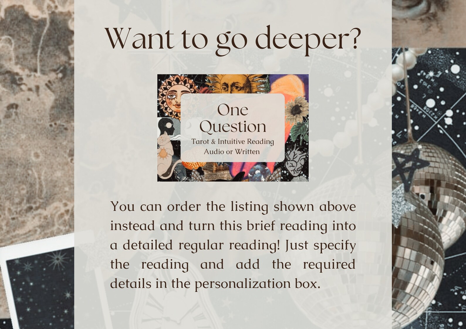 Pick-me-up Mini Intuitive/tarot Reading Guidance Predictive Love Tarot ...