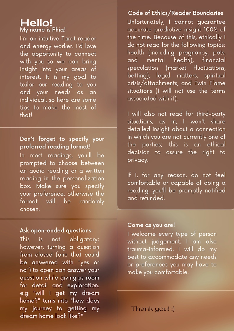 Pick-me-up Mini Intuitive/tarot Reading Guidance Predictive Love Tarot ...