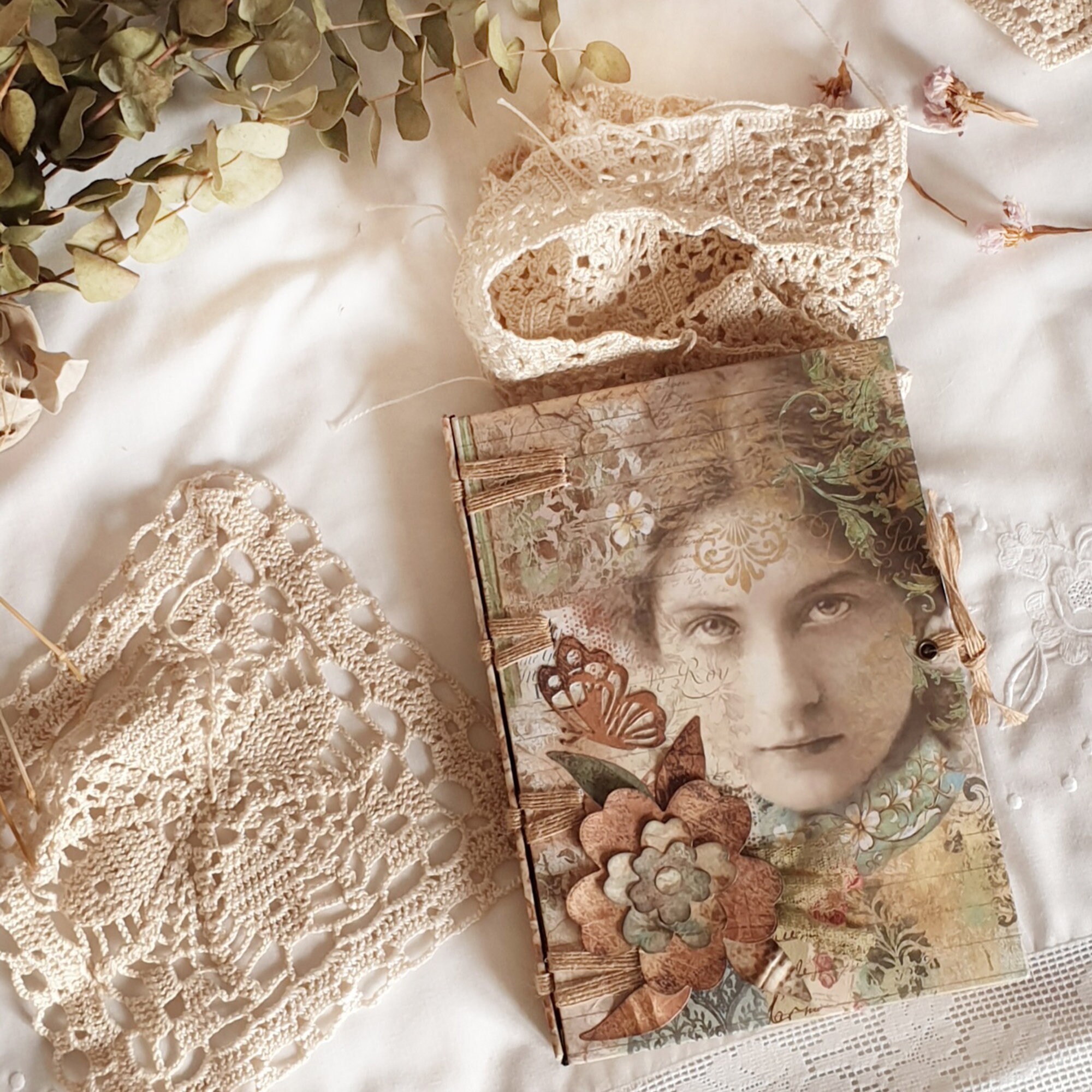 Botany vintage notebook Victorian diary Romantic writing | Etsy