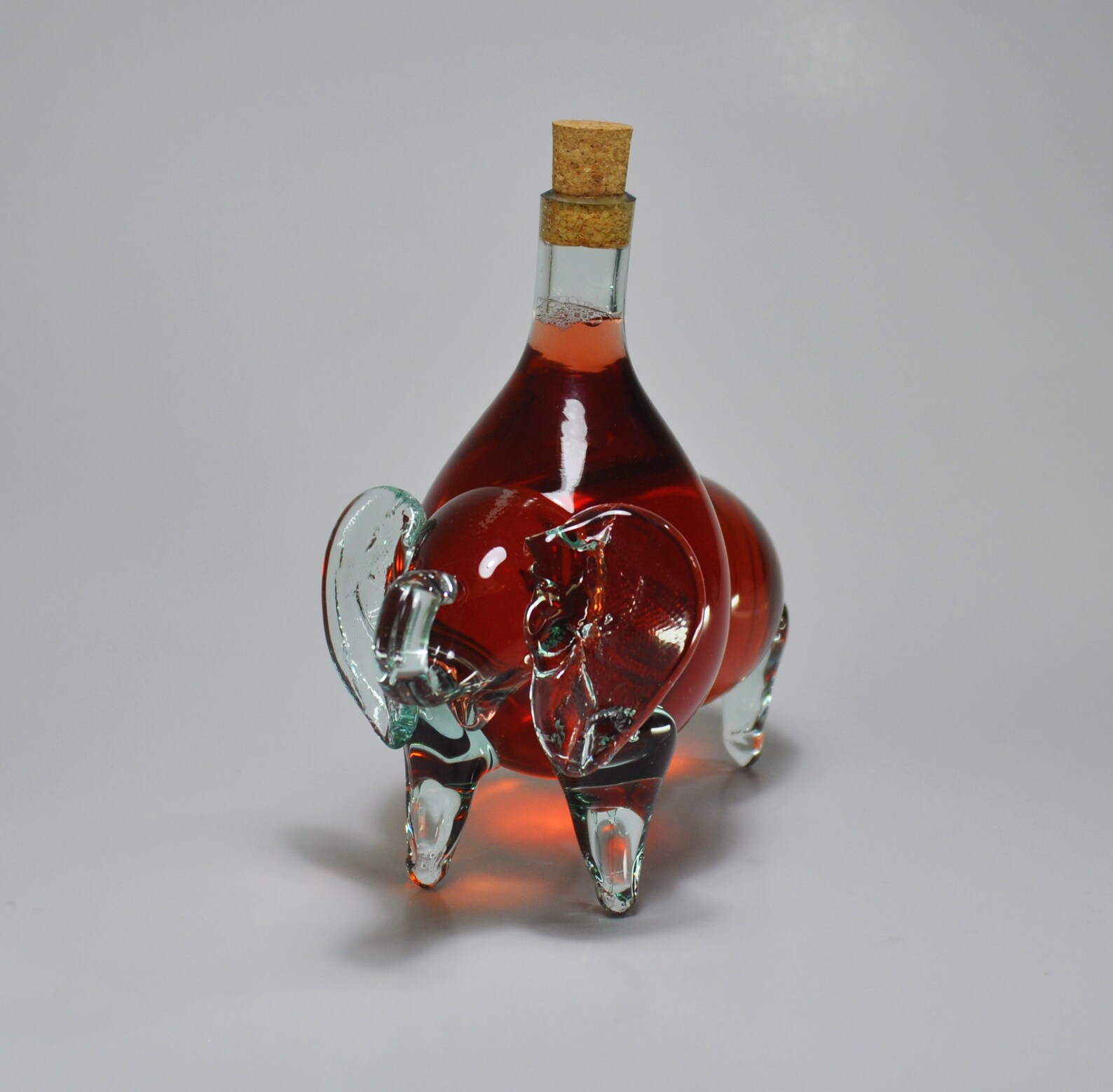 Decorative Elephant Glass Bottle For Wine Liquor Whiskey Etsy