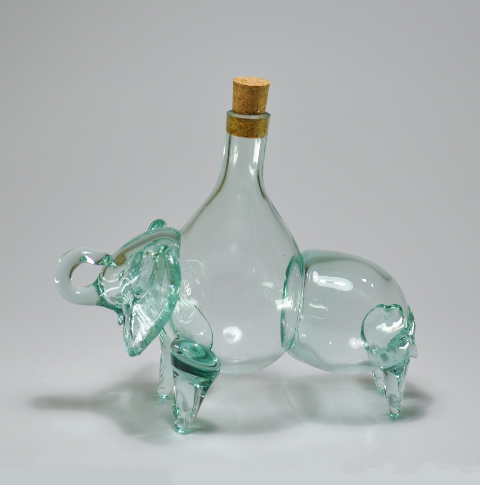 Decorative Elephant Glass Bottle For Wine Liquor Whiskey Etsy