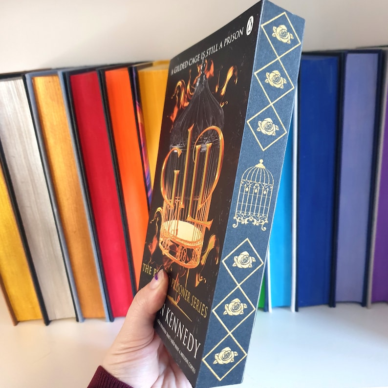 Gild Raven Kennedy Custom Sprayed Edge Paperback - Etsy