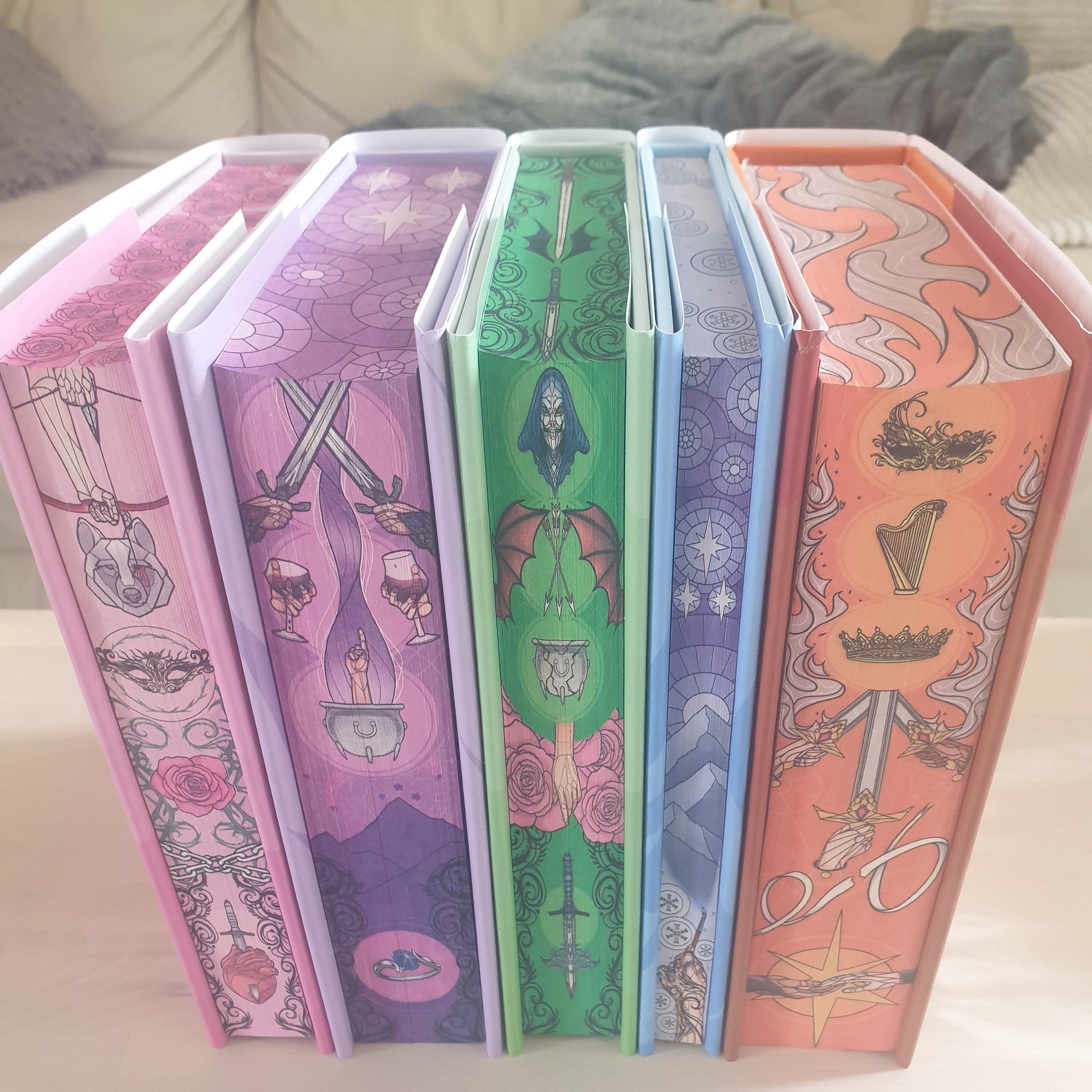 ACOTAR BOXSET Sarah J Maas Special Edition With Intricate - Etsy Australia