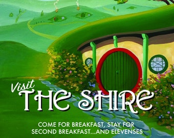 The Shire Poster - Etsy