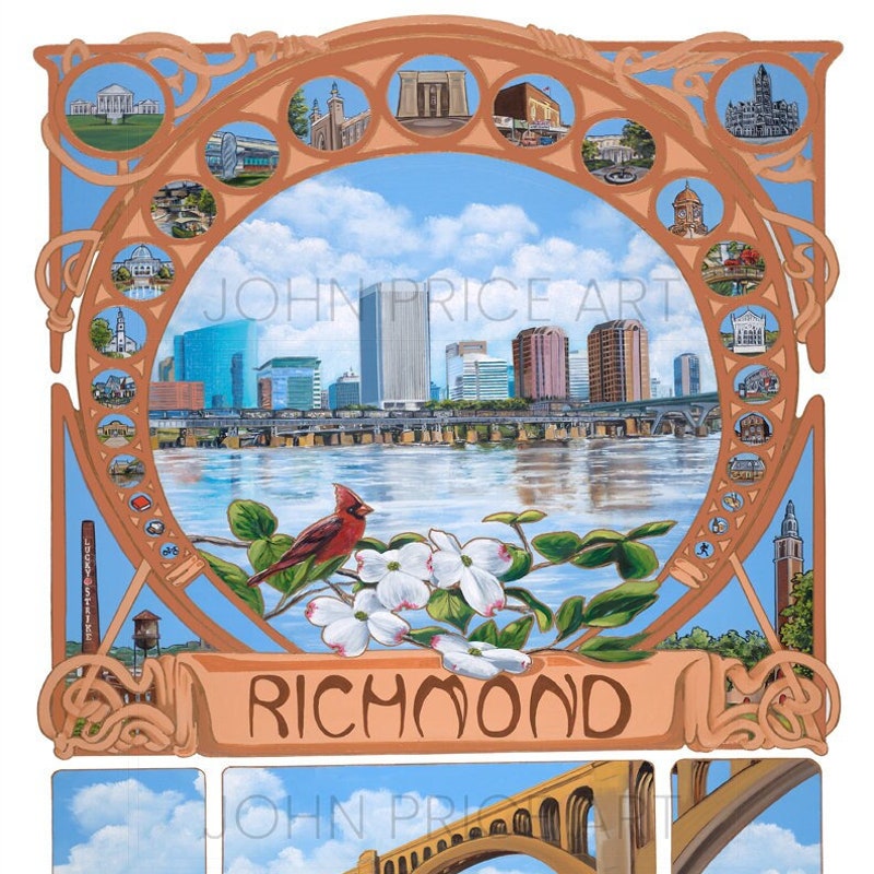 Richmond Poster - Etsy