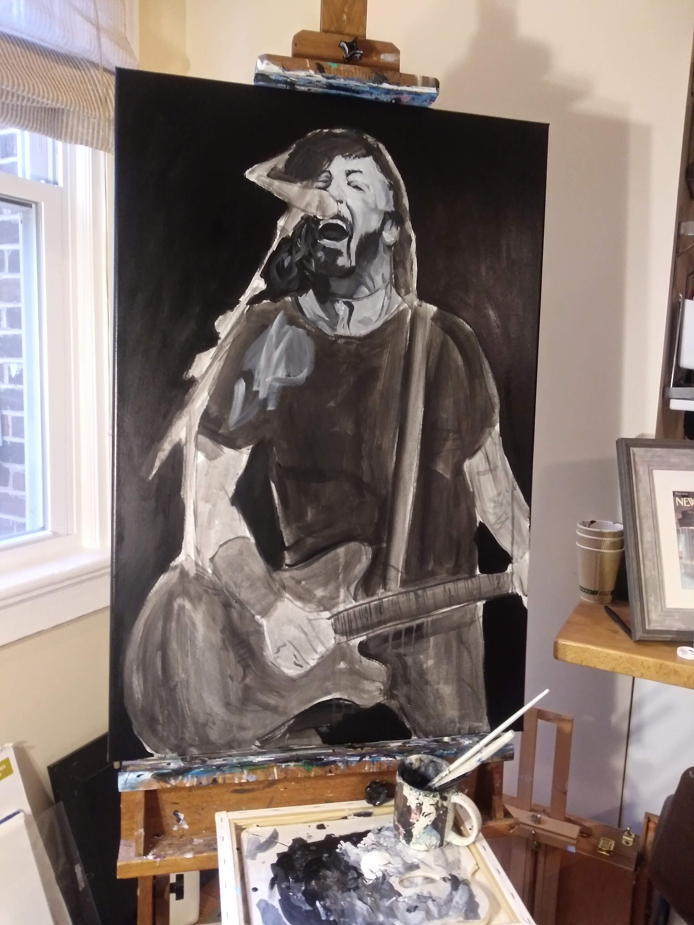 Dave Grohl Original Painting or Print | Pop Art Print | Rock Art ...