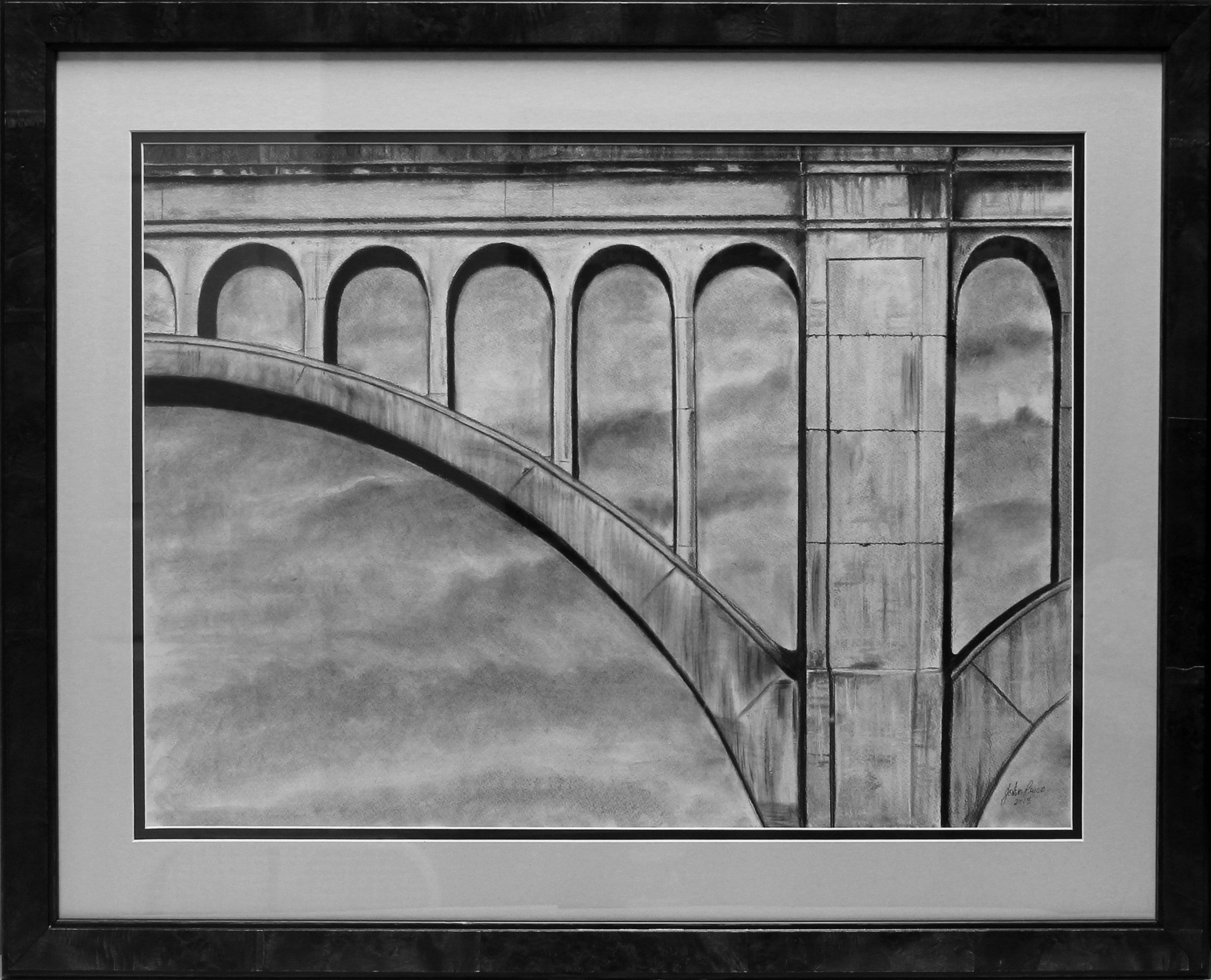 River Bridge Drawing
