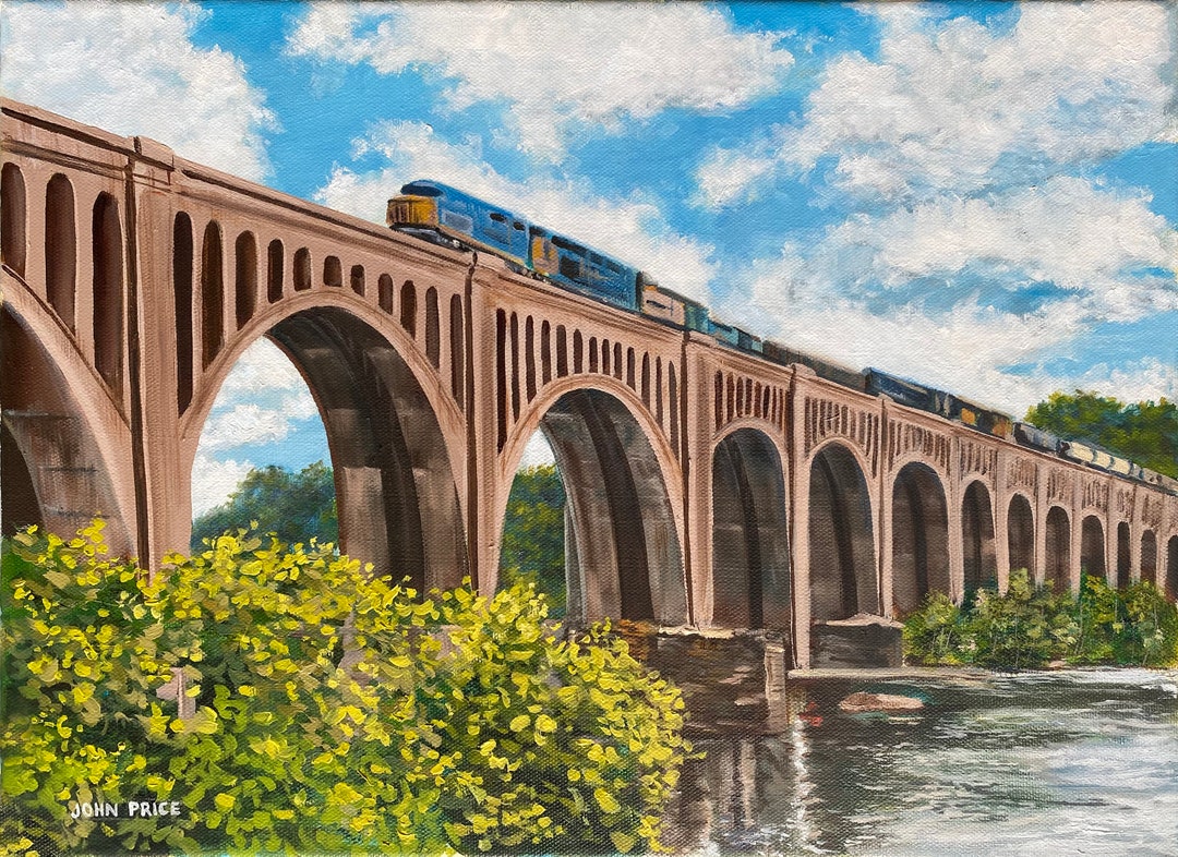 James River Train Bridge Fine Art Print | Richmond Art | Bridge ...