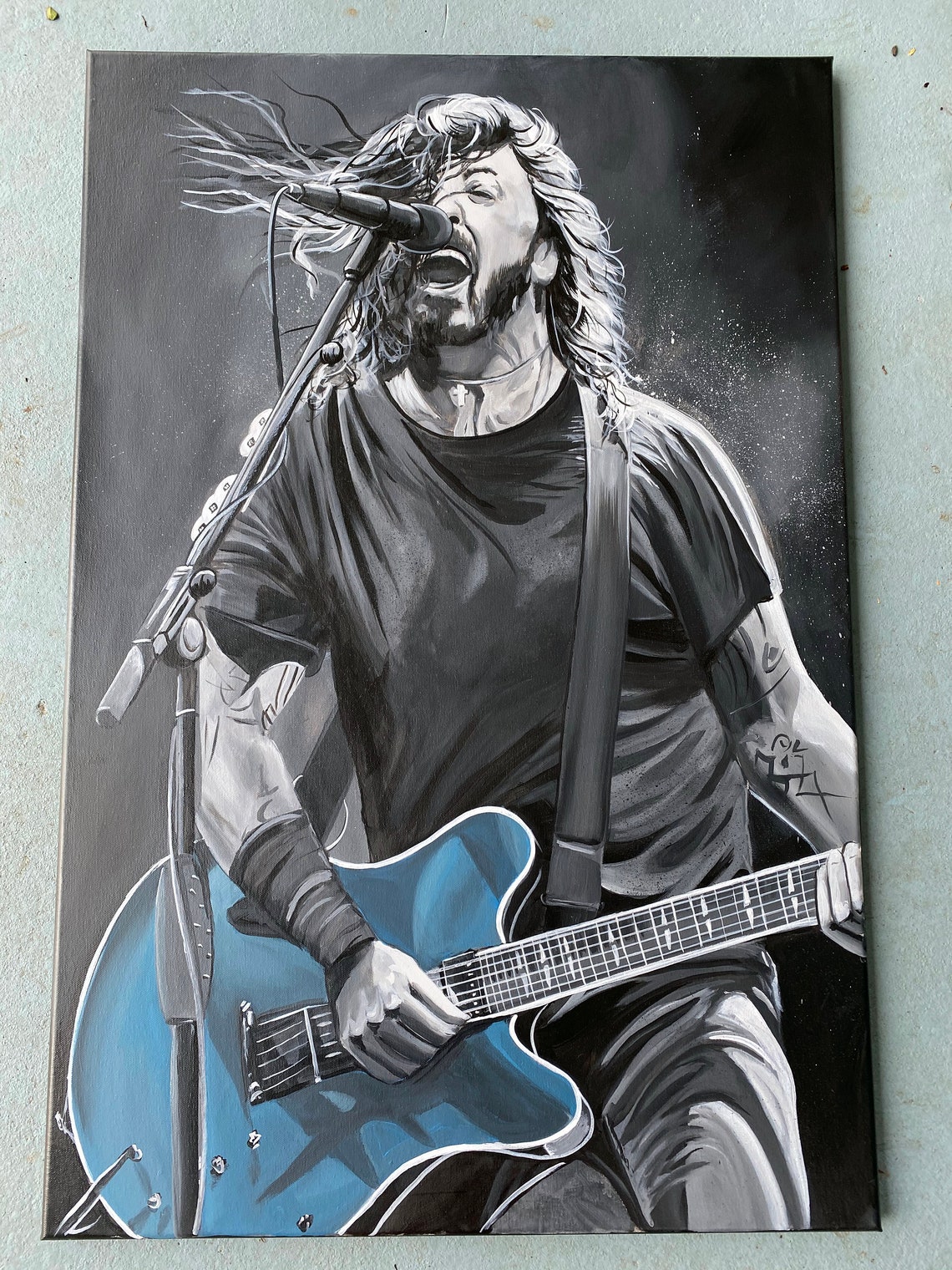 Dave Grohl Original Painting or Print | Pop Art Print | Rock Art ...
