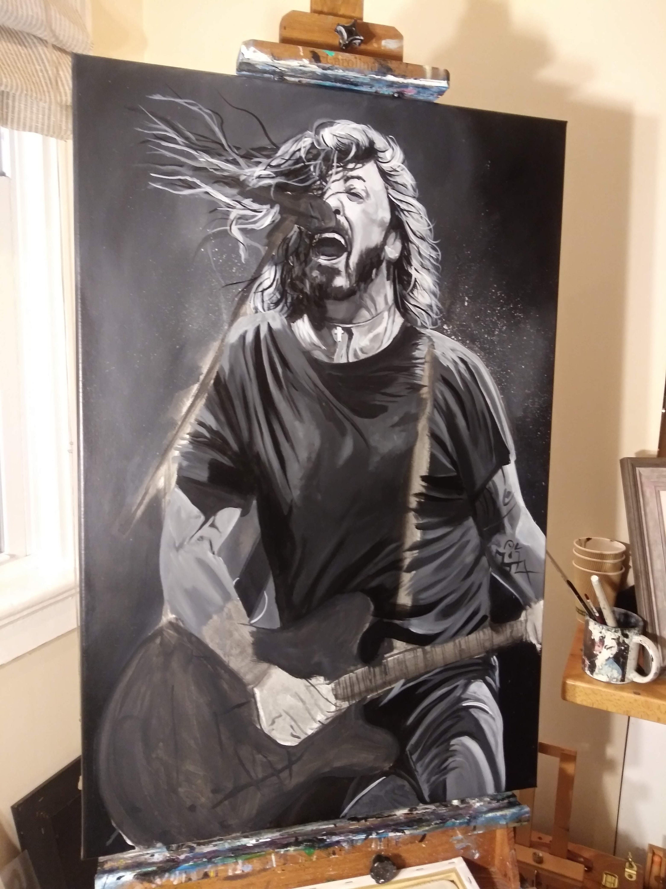 Dave Grohl Original Painting or Print | Pop Art Print | Rock Art ...