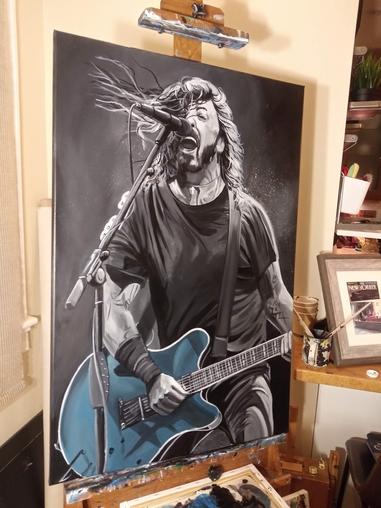 Dave Grohl Original Painting or Print | Pop Art Print | Rock Art ...