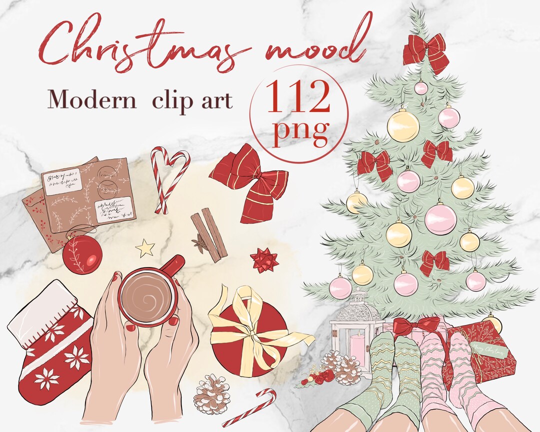 Merry Christmas Png. Cute Christmas Clipart. Christmas Trees Png ...