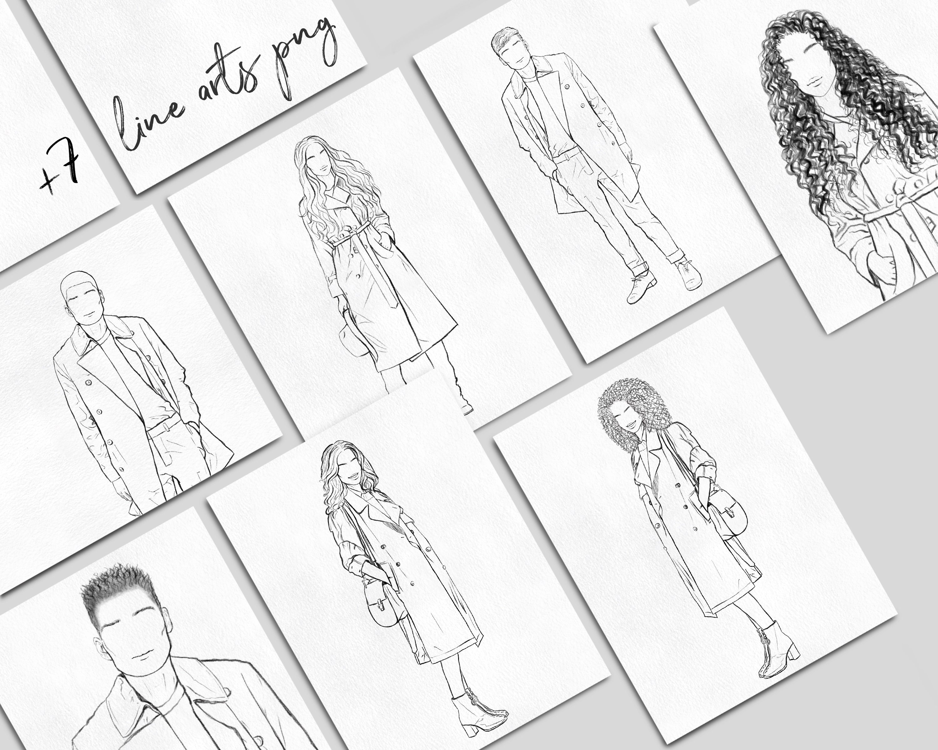 Fashion couple clipart. Sister best friends png. Digital | Etsy