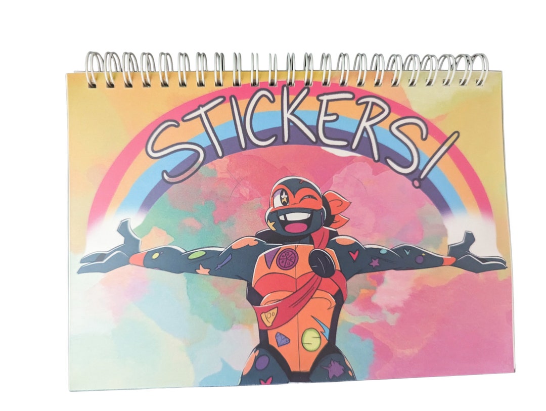 ROTTMNT Reusable Sticker Book Sticker Book ROTTMNT Gift - Etsy
