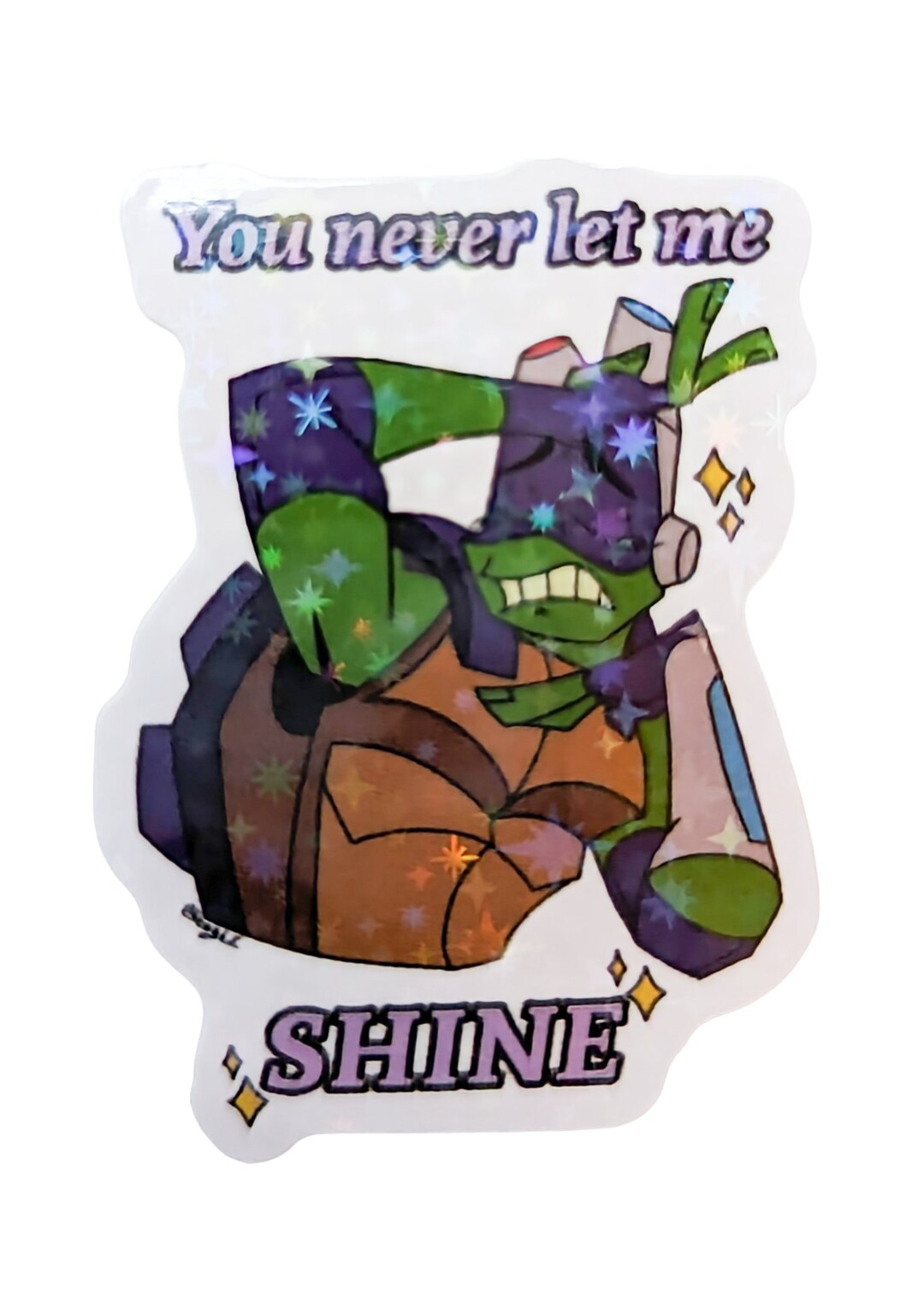 Donnie Vinyl Sticker ROTTMNT Sticker TMNT Inspired Geeky - Etsy